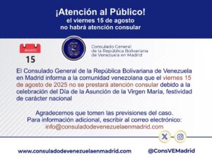 PODER ESPECIAL O GENERAL – Consulado General de Venezuela en Madrid