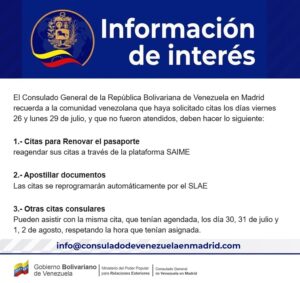 PODER ESPECIAL O GENERAL – Consulado General de Venezuela en Madrid