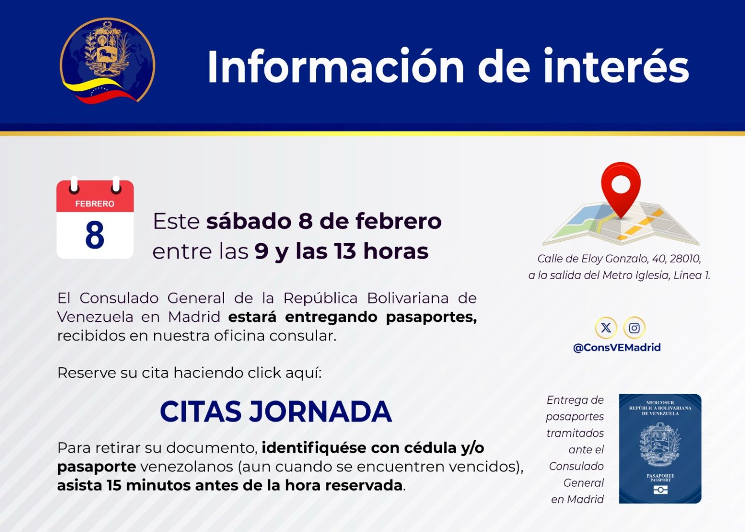 PODER ESPECIAL O GENERAL – Consulado General de Venezuela en Madrid