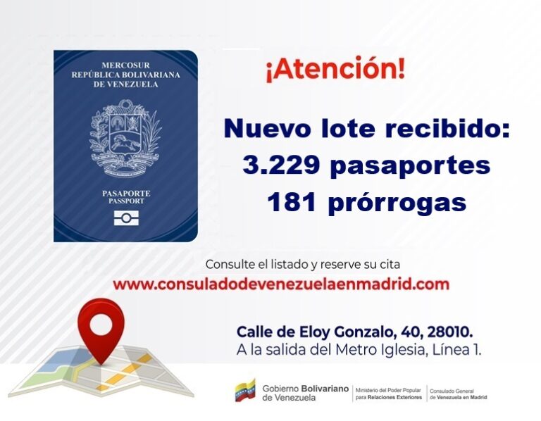 PODER ESPECIAL O GENERAL – Consulado General de Venezuela en Madrid