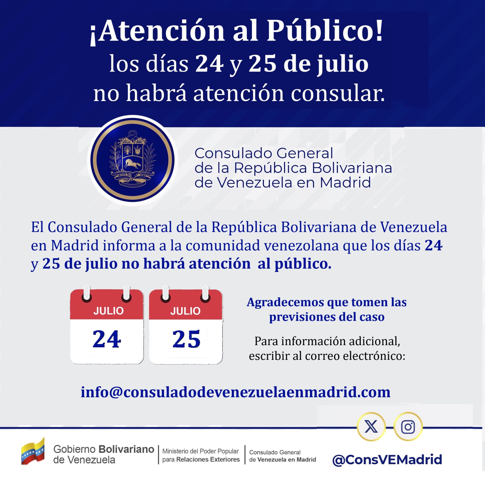PODER ESPECIAL O GENERAL – Consulado General de Venezuela en Madrid